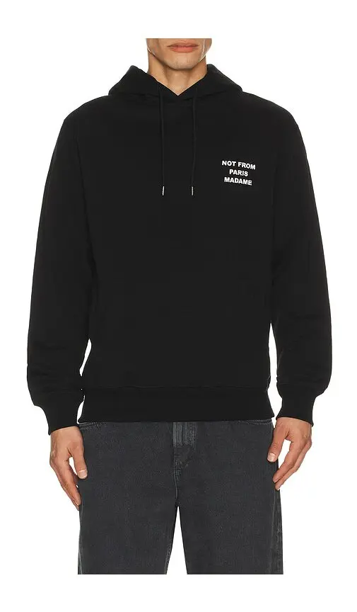 DRÃ´LE DE MONSIEUR Drôle De Monsieur "le Hoodie Slogan" Cotton Hoodie