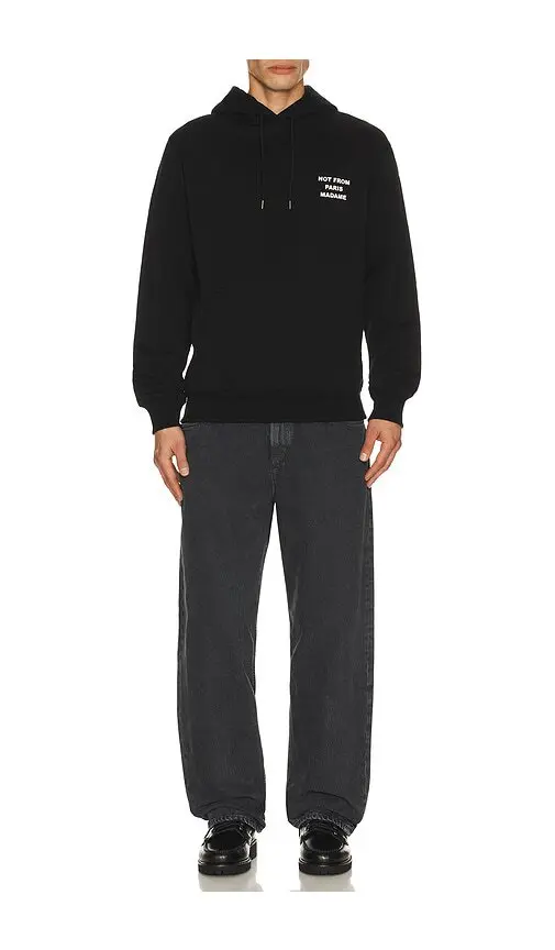 DRÃ´LE DE MONSIEUR Drôle De Monsieur "le Hoodie Slogan" Cotton Hoodie