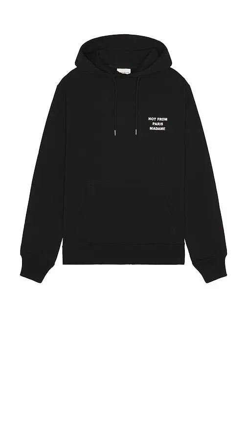 DRÃ´LE DE MONSIEUR Drôle De Monsieur "le Hoodie Slogan" Cotton Hoodie