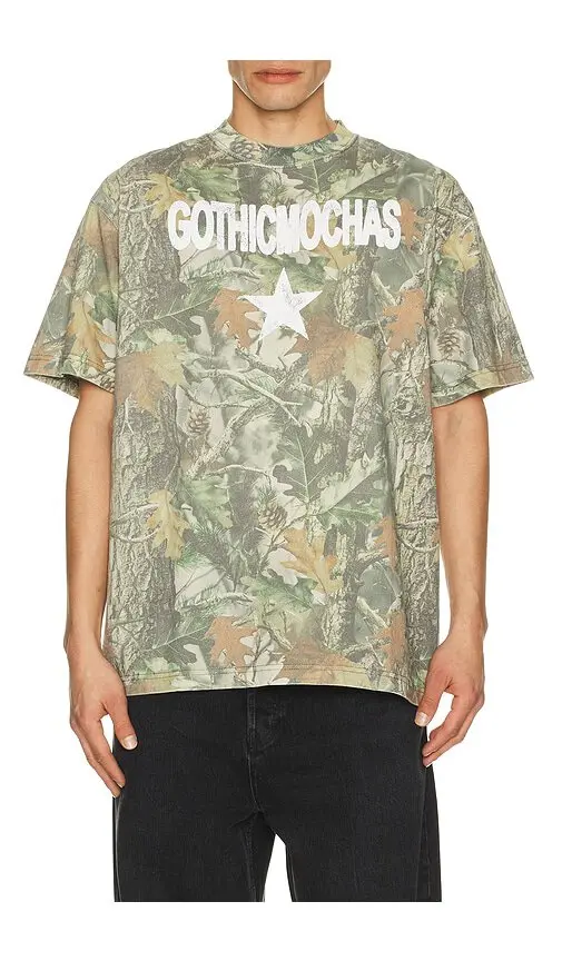 GOTHICMOCHAS Rockstar Tee In Green