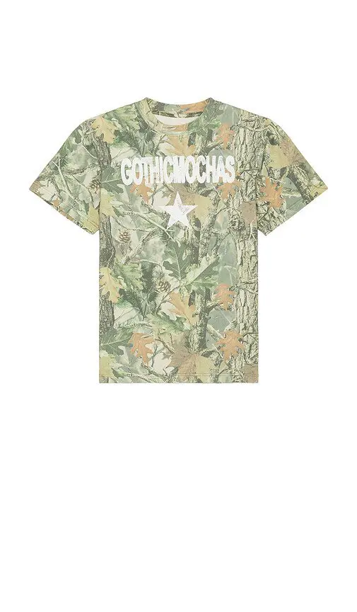 GOTHICMOCHAS Rockstar Tee In Green