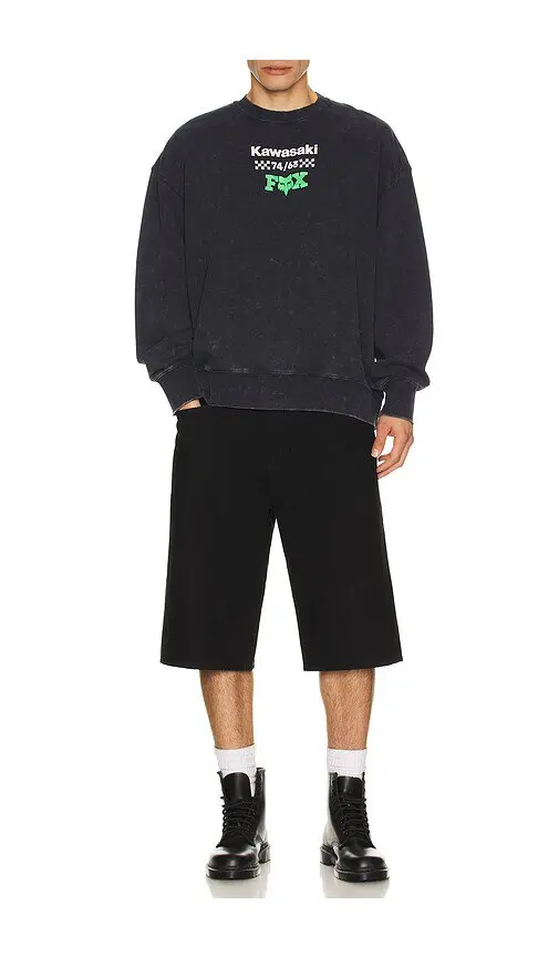FOX RACING X Kawasaki Fleece Crewneck