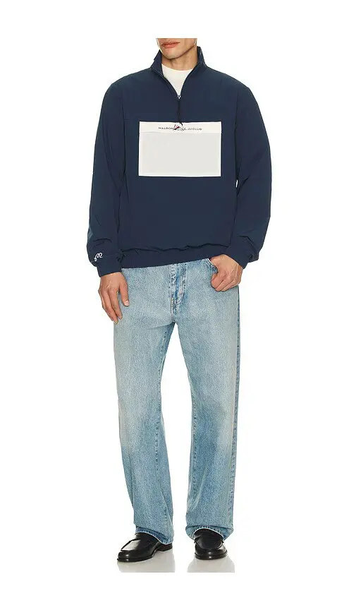 Malbon Cypress Yacht Club Anorak In Navy - 35% Off | Editorialist