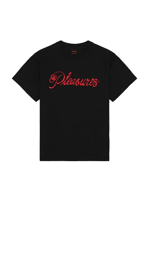PLEASURES Scrawl T-shirt In ,red