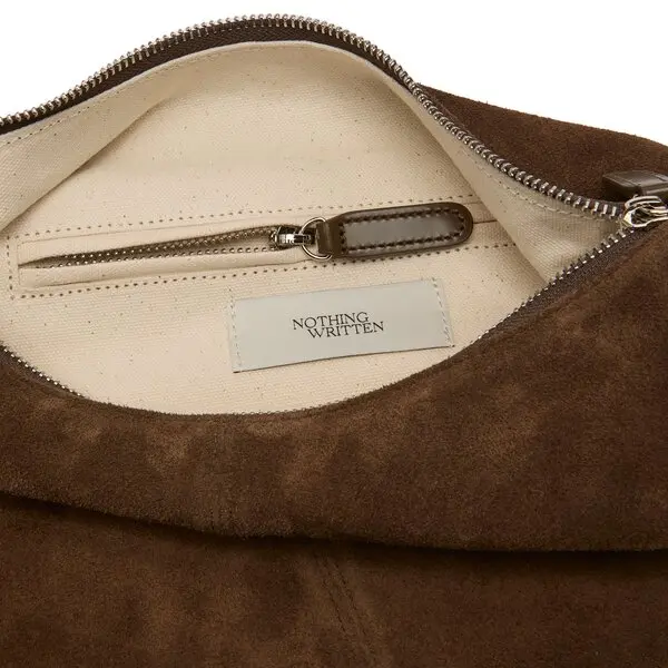 NOTHING WRITTEN Ht Suede Shoulder Bag - Caramel