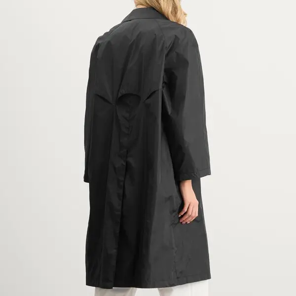 NOTHING WRITTEN Urban Nylon Trench Coat