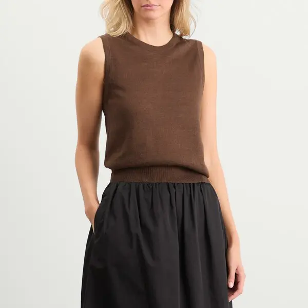 NOTHING WRITTEN Rola Linen Sleeveless Top
