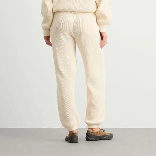 NOTHING WRITTEN Waffle Knit Pants