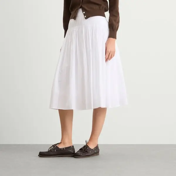 NOTHING WRITTEN Sherry Pleated Midi Skirt