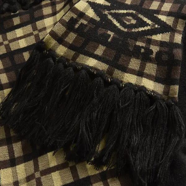 UMBRO Checked Knit Scarf
