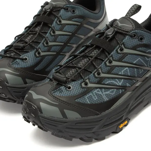 Hoka One One Mafate Three2 Wordmark Sneakers - Black/outer Orbit