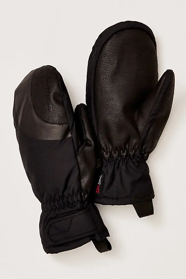 DAKINE Tahoe Leather Mittens - Black