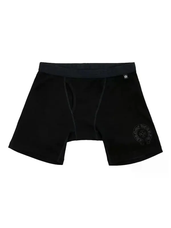 Chrome Hearts Logo-detail Boxers - Black