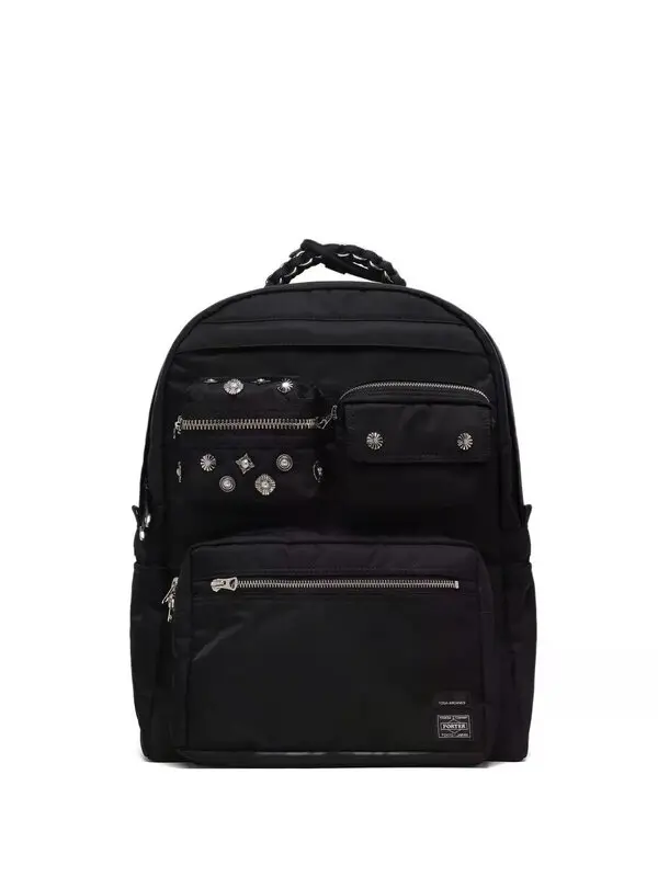 Toga Stud-embellished Backpack - Black