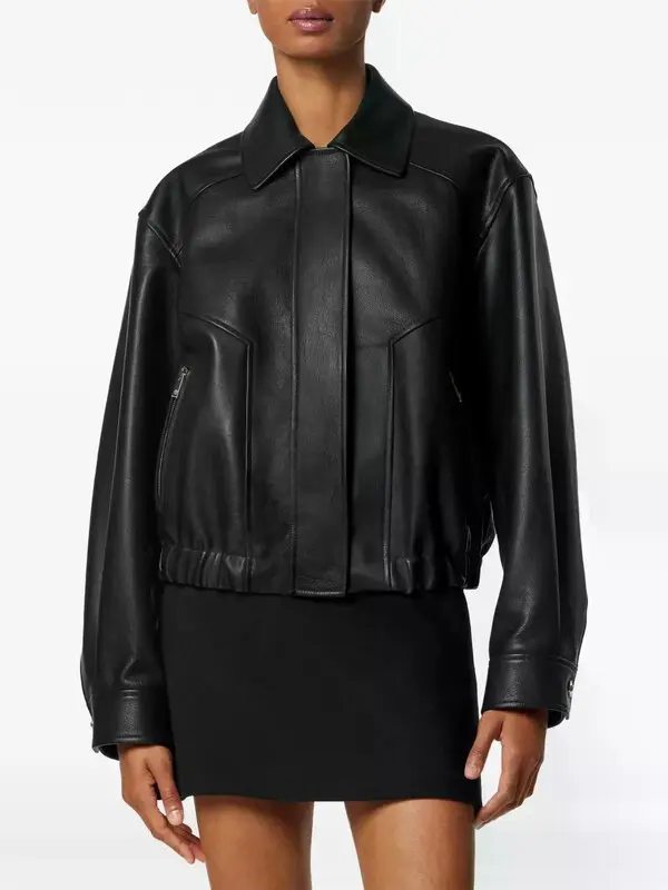 Versace Leather Jacket - Black