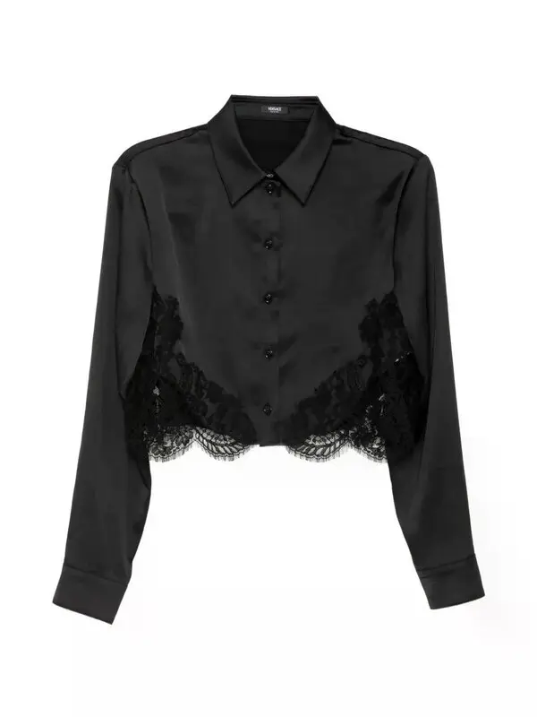 Versace Lace-trimmed Shirt