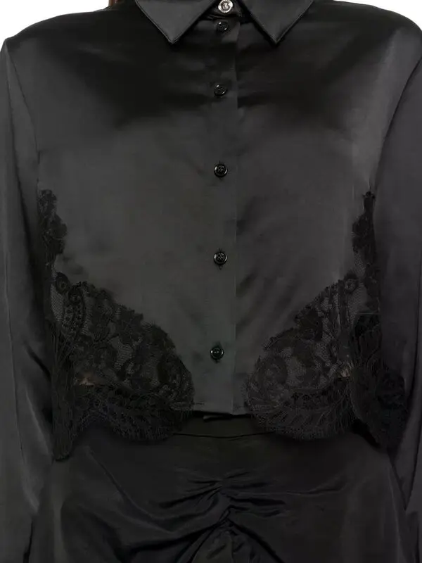 Versace Lace-trimmed Shirt