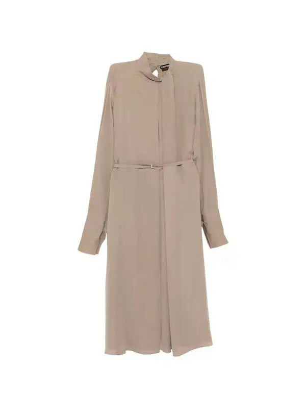 TOM FORD Belted Dress - Neutrals