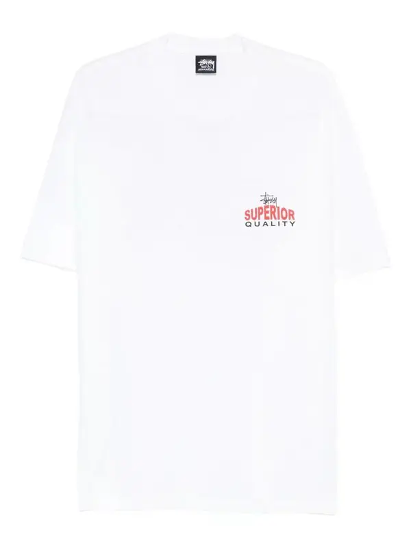 StÜssy Graphic Cotton T-shirt - White