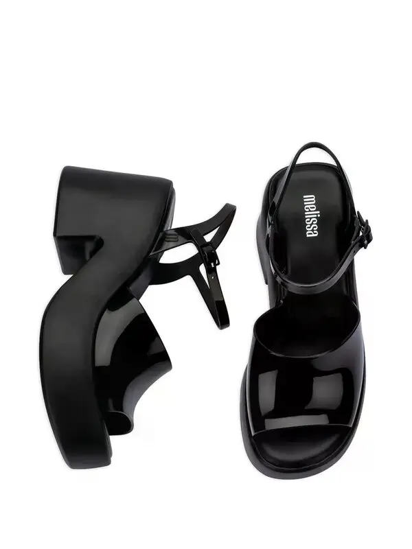 Melissa Lina Platform Sandals - Black