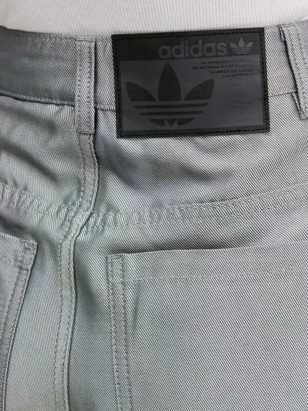 Adidas Stripe-detail Wide Leg Jeans