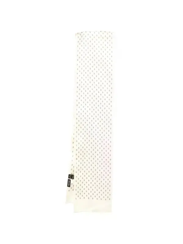 TOM FORD Patterned Scarf - Neutrals