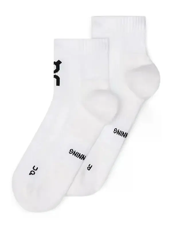 On Logo-embellishment Socks - White