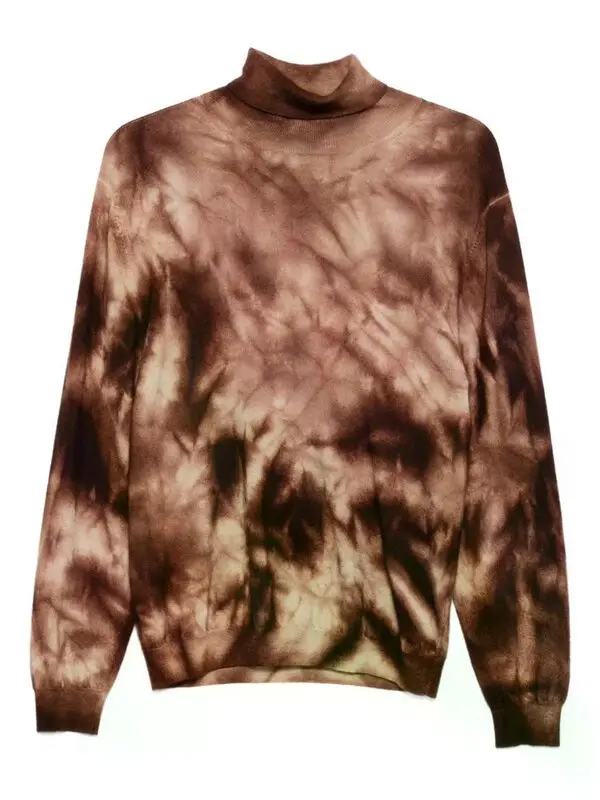A.N.G.E.L.O. VINTAGE CULT Tie-dye Roll-neck Sweater