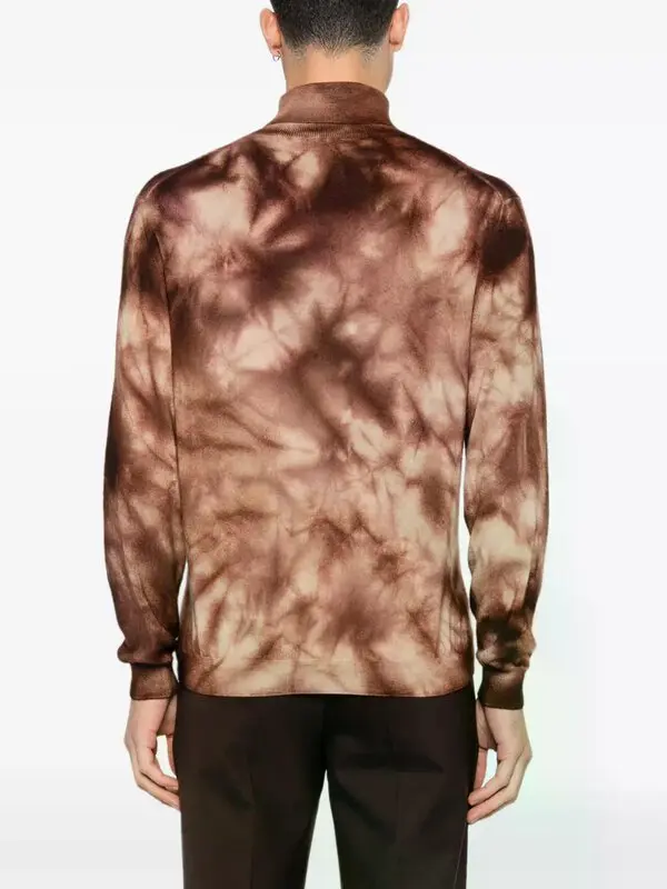 A.N.G.E.L.O. VINTAGE CULT Tie-dye Roll-neck Sweater