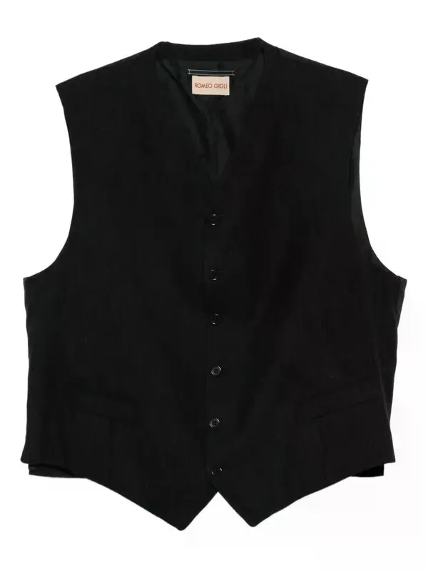 ROMEO GIGLI 1990s Button-fastening Waistcoat