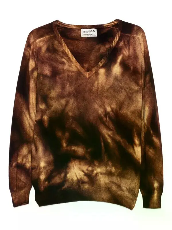 A.N.G.E.L.O. VINTAGE CULT Tie-dye V-neck Top