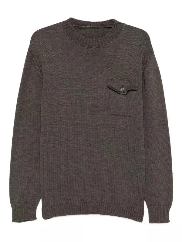 Gianfranco Ferre 1990s Patch-pocket Sweater