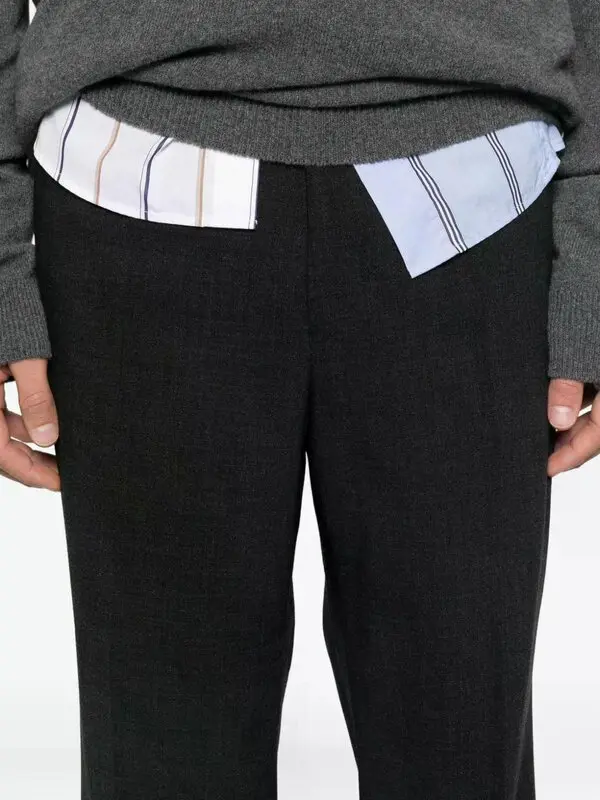 Gucci 2000s Wool Trousers - Grey