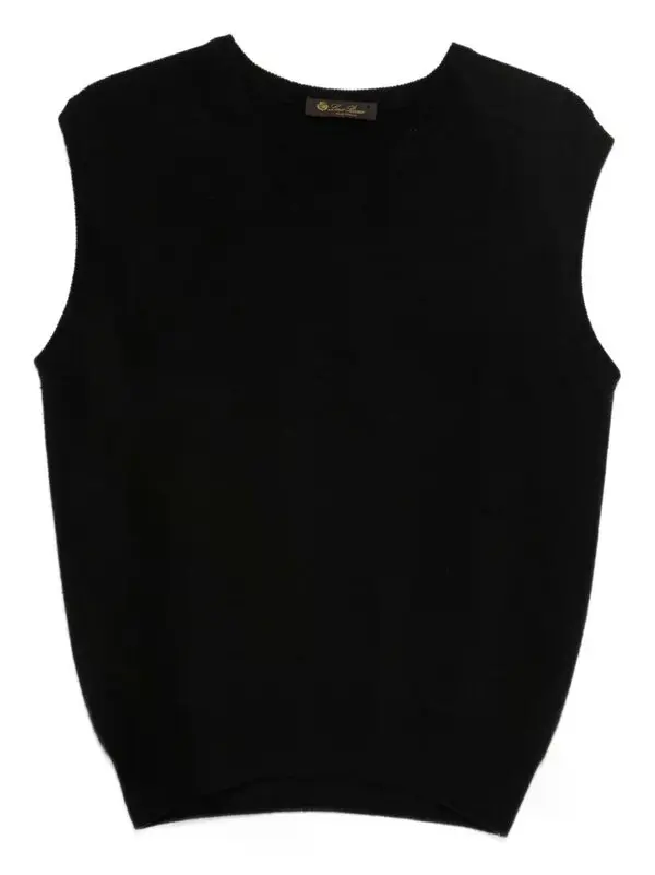 Loro Piana Cashmere Vest - Black