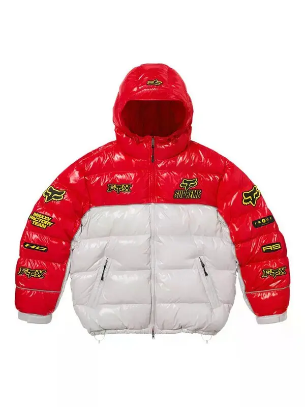 Supreme Logo-detailed Jacket - Red
