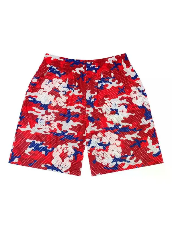DENIM TEARS Camo Wreath Mesh Shorts