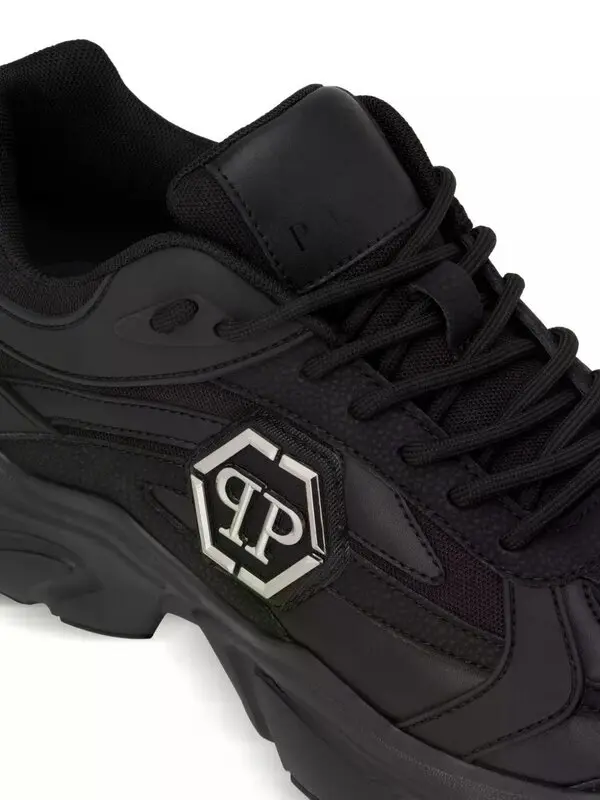 Philipp Plein Nitro Xtreme Logo-patch Sneakers - Black