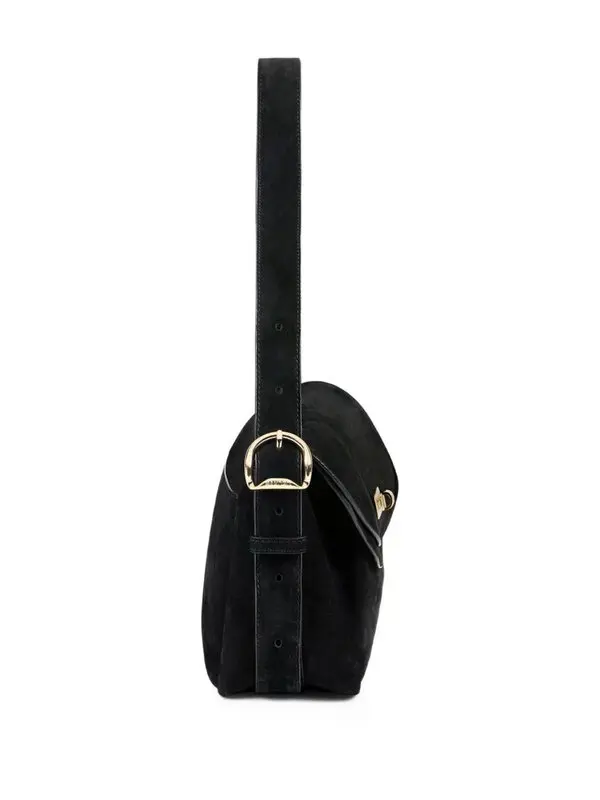 Sandro Le Mambo Suede Shoulder Bag