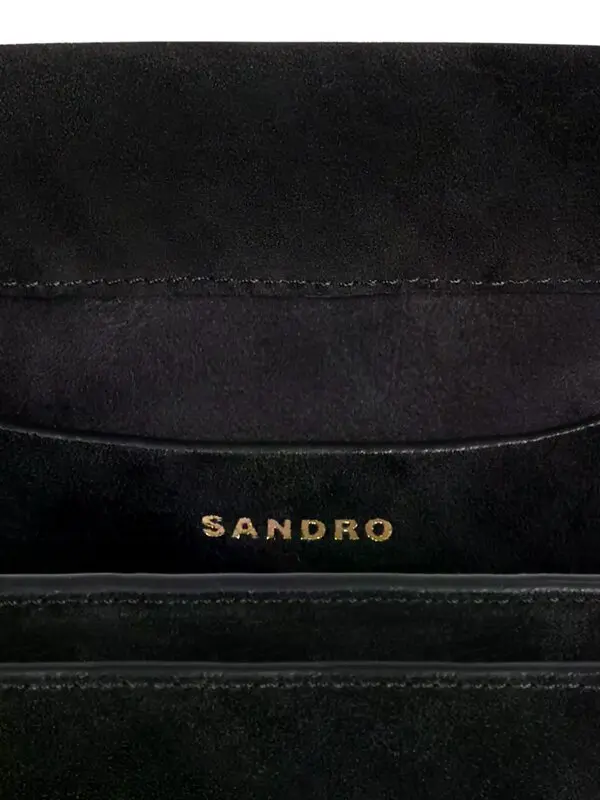 Sandro Le Mambo Suede Shoulder Bag