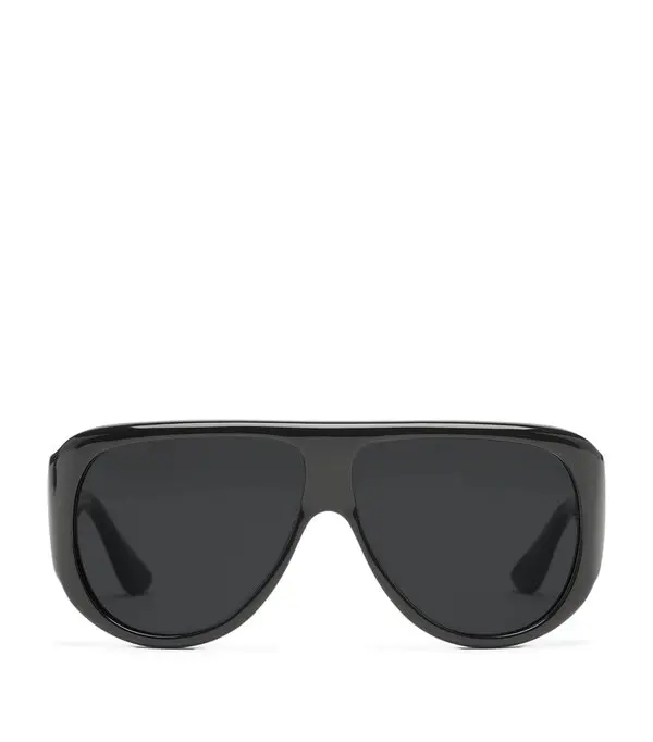 PORT TANGER Acetate Gambia Sunglasses - Black