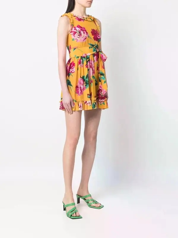 Dolce & Gabbana 2000s Floral-print Minidress
