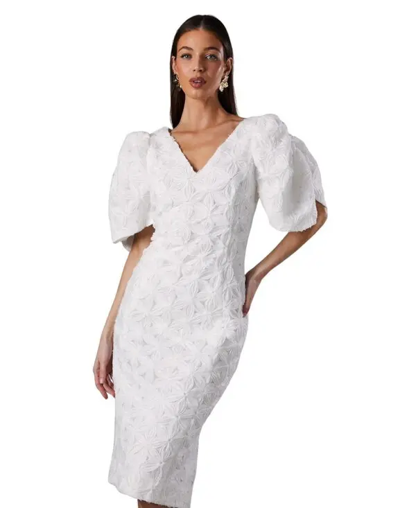 ivory short cocktail dresses Ivory Homecoming Dress Short Evening Dress Cocktail Dresses Short Part main image 1