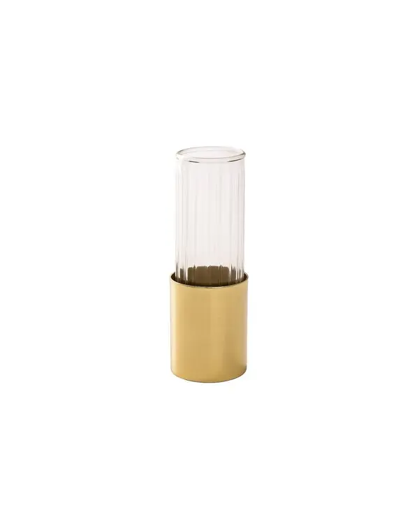 FLECK Fluted Glass Bud Vases Set Of 4