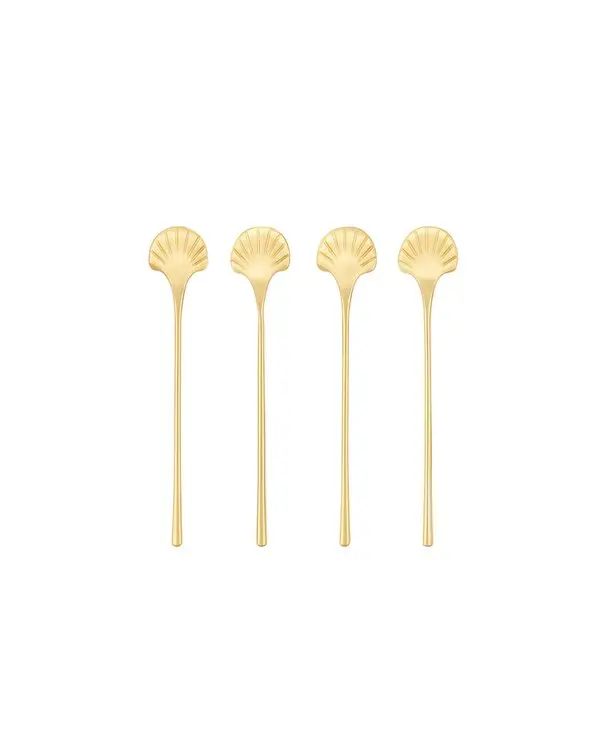 FLECK Seashell Stirrers Set Of 4