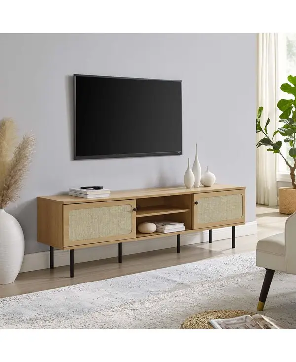 MODWAY Cambria 70" Tv Stand - Oak