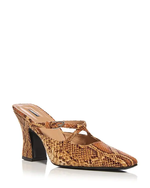 NODALETO Crisscross Mule Pumps