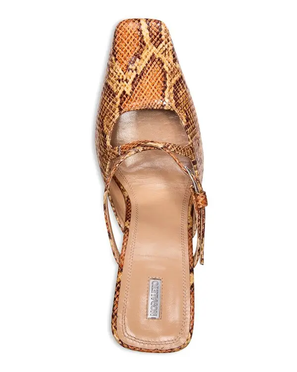 NODALETO Crisscross Mule Pumps