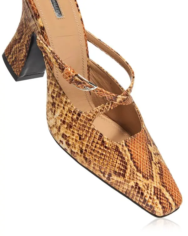 NODALETO Crisscross Mule Pumps