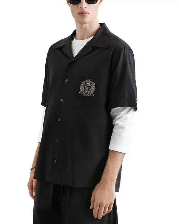 Dolce & Gabbana Logo Crest Shirt - Black