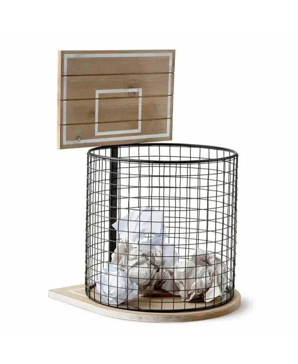 UNCOMMON GOODS Basketball Wastebasket